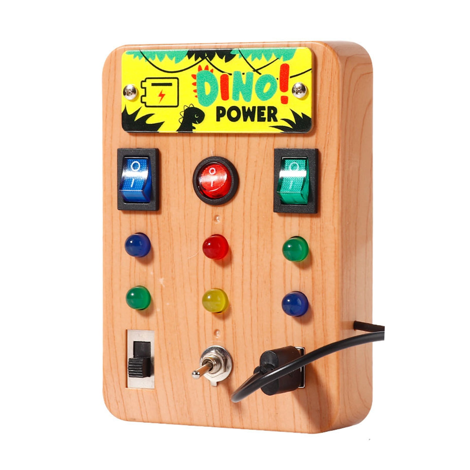 HZLXW Children'S Led Lights Busy Board Simulation Switch Power Board ...