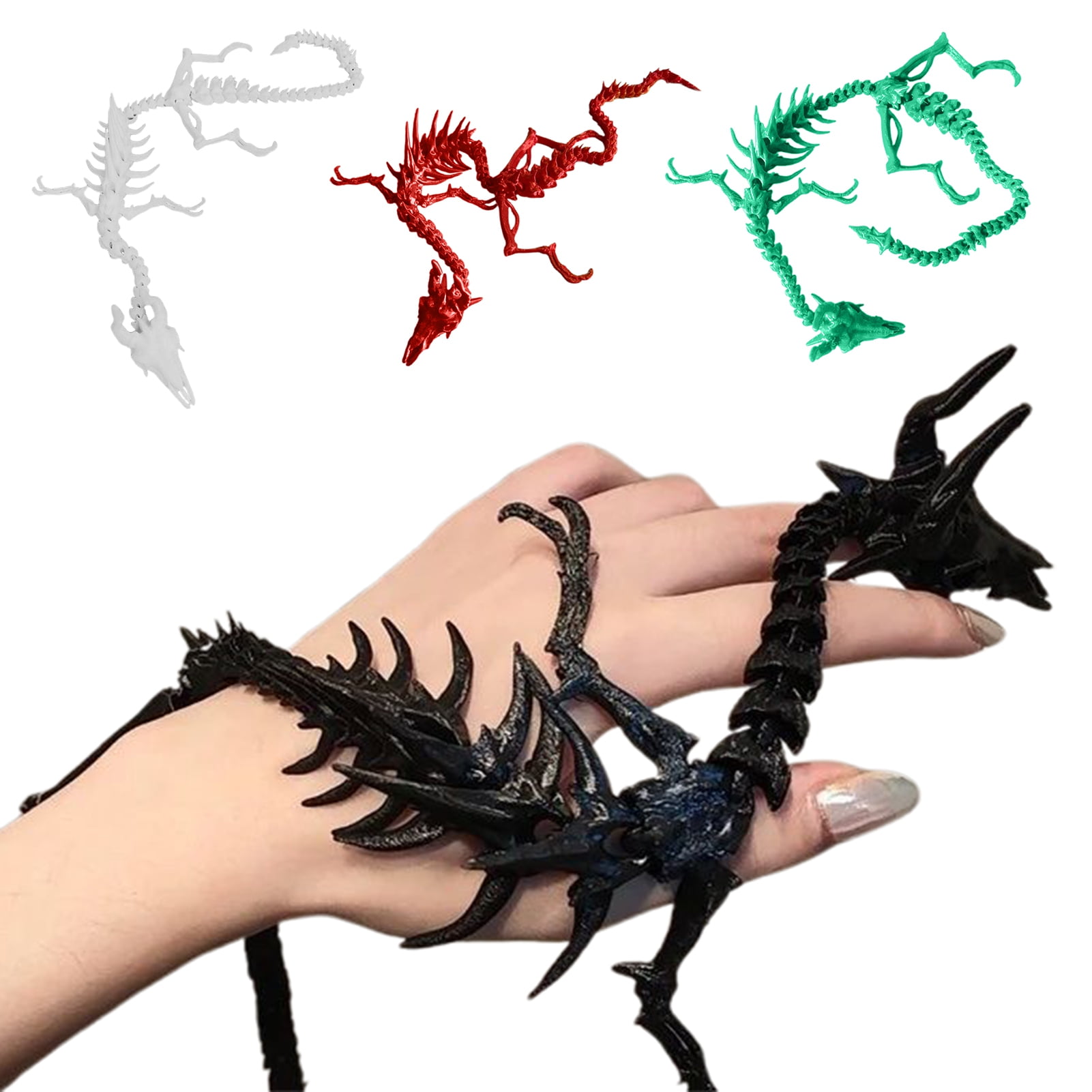 HZLXW Dragon Bone Ornament 3D Printing Moveable Joints Playable ...