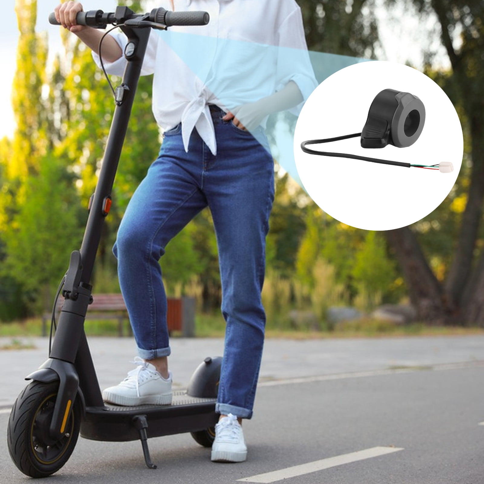 HZLXW Electric Scooter Throttle Accelerator Accessories Replacement ...
