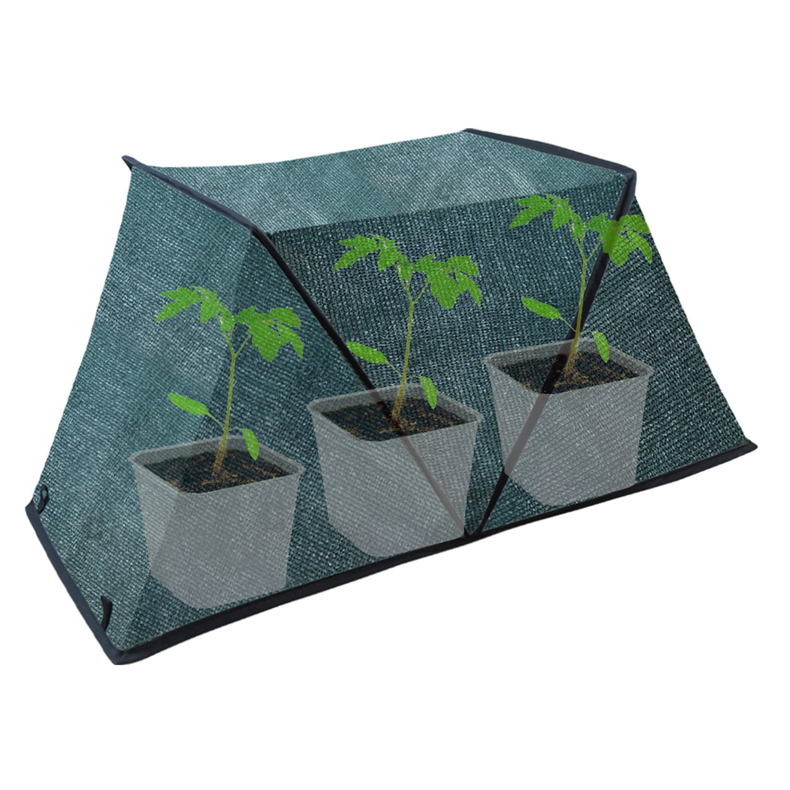 HZLXW Foldable Plant Shade Tent Sun Shade Cloth with Stakes Raised ...