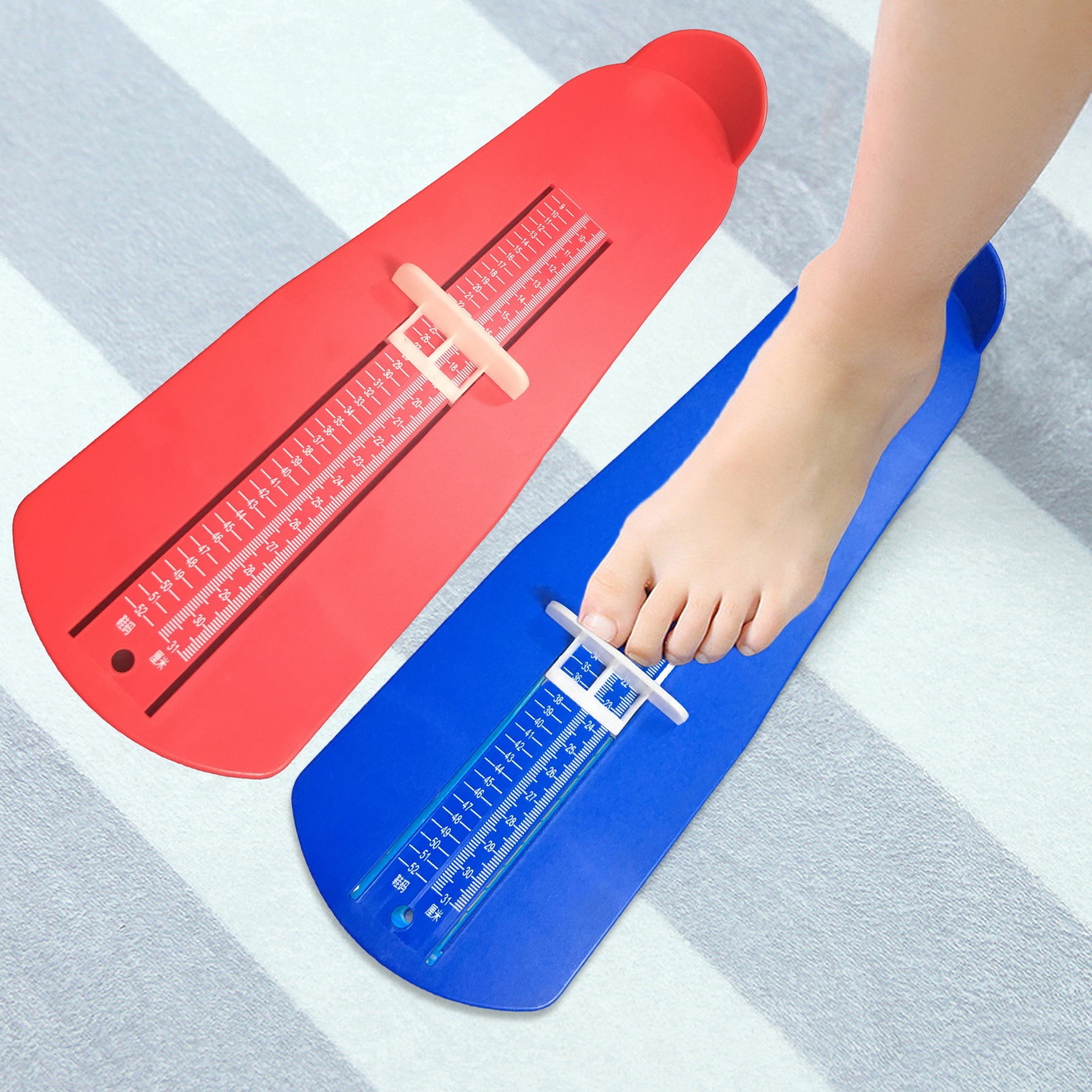 HZLXW Foot Measuring Device Infant Kids Adults Foot Length Measure ...