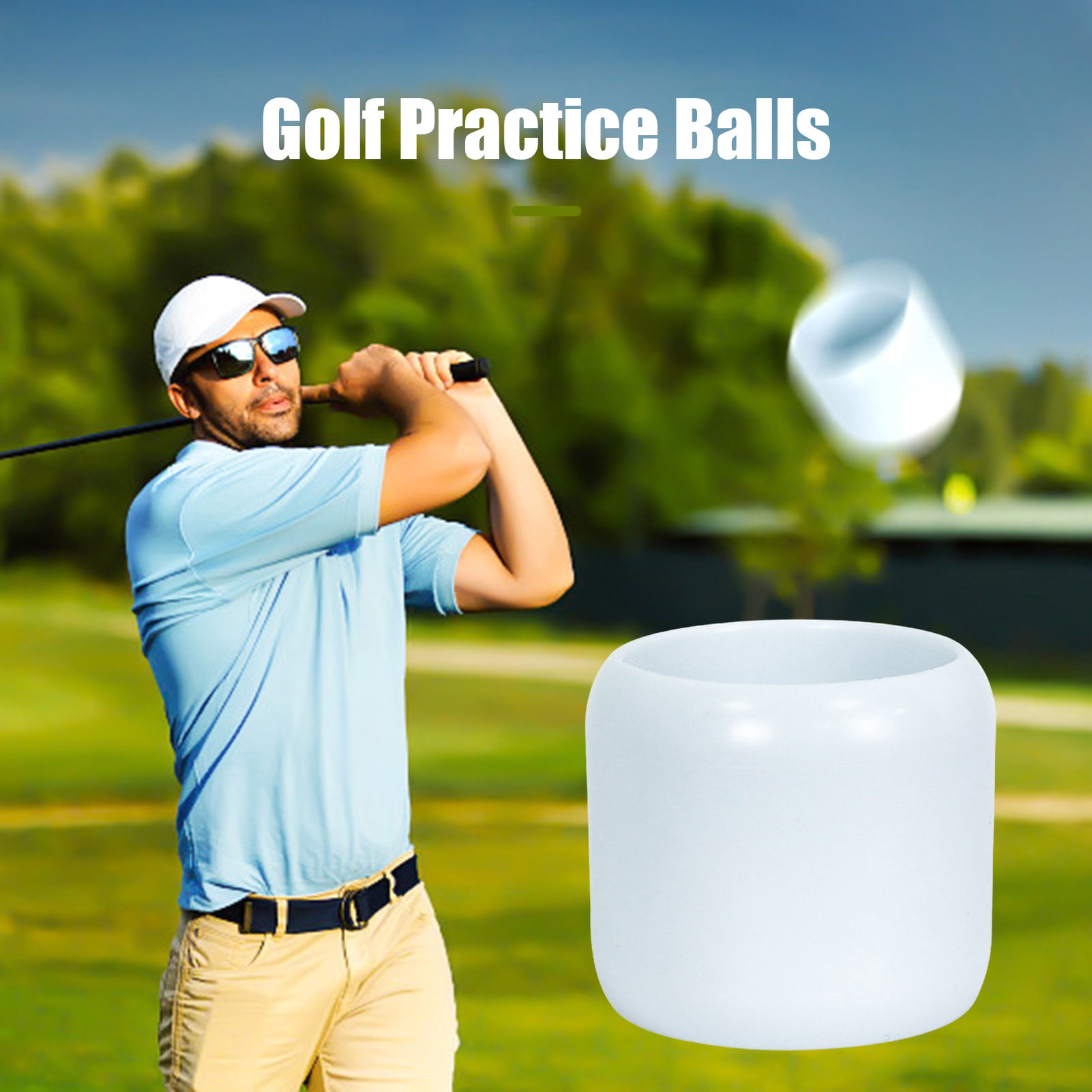 HZLXW Golf Practice Balls Full Swing Limited Flight Golf Practice Balls ...