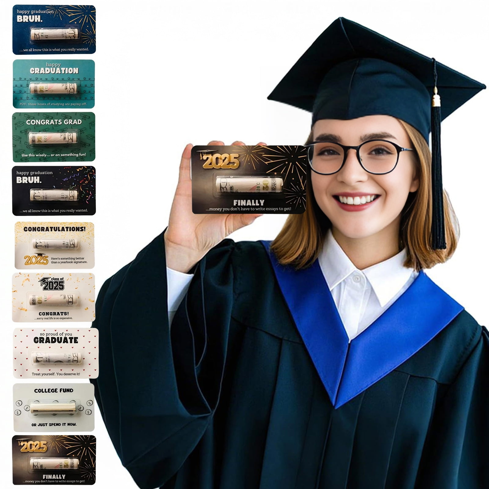 HZLXW Graduation Money Holder Class of 2025 Congrats Grad Cash Holder ...