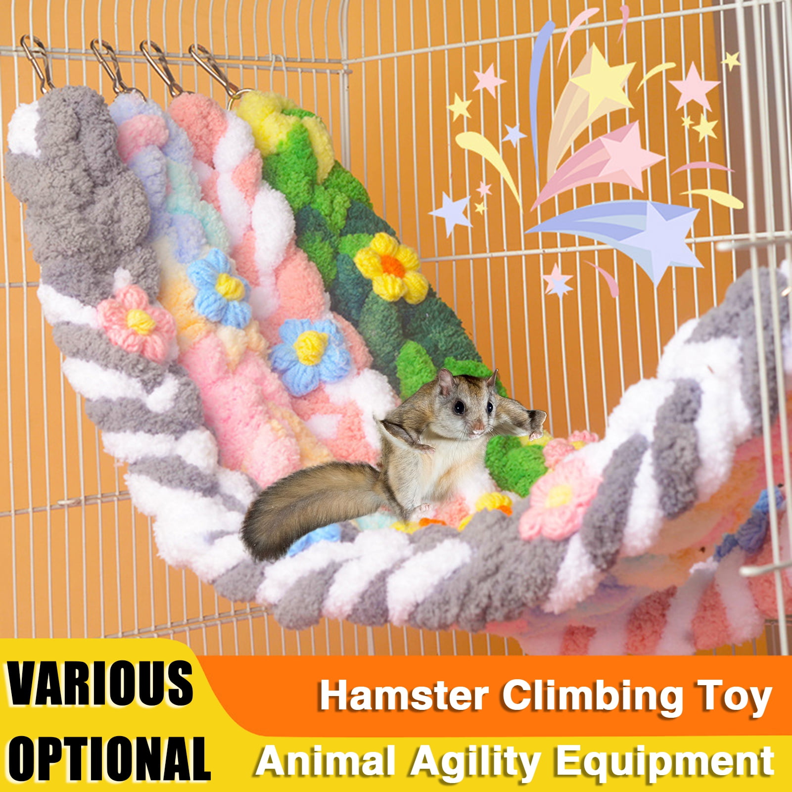HZLXW Hamster Climbing Rope Fun And Exercise Develops Coordination And ...