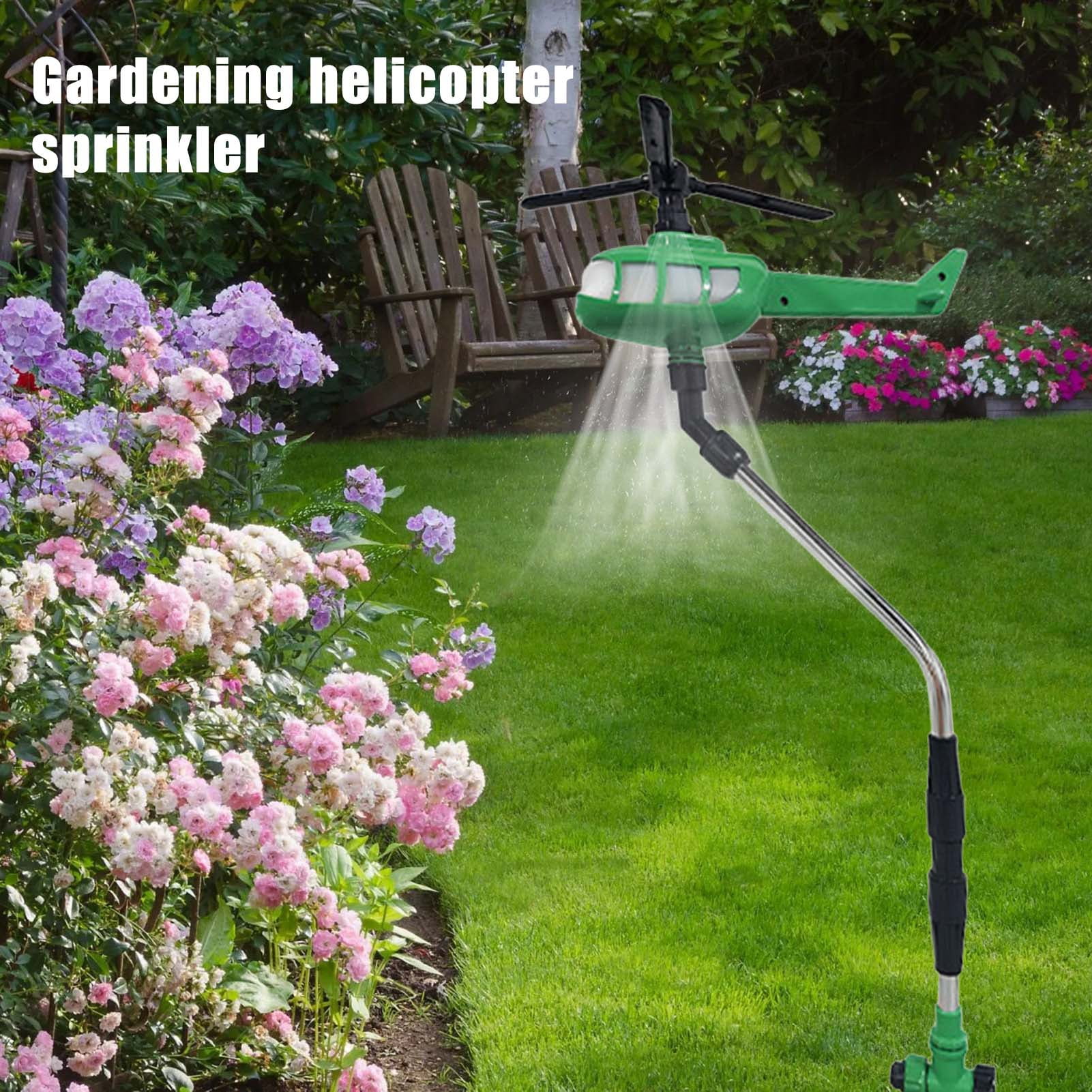 HZLXW Helicopter Water Sprinkler 360-Degree Rotating Sprinkler Head ...