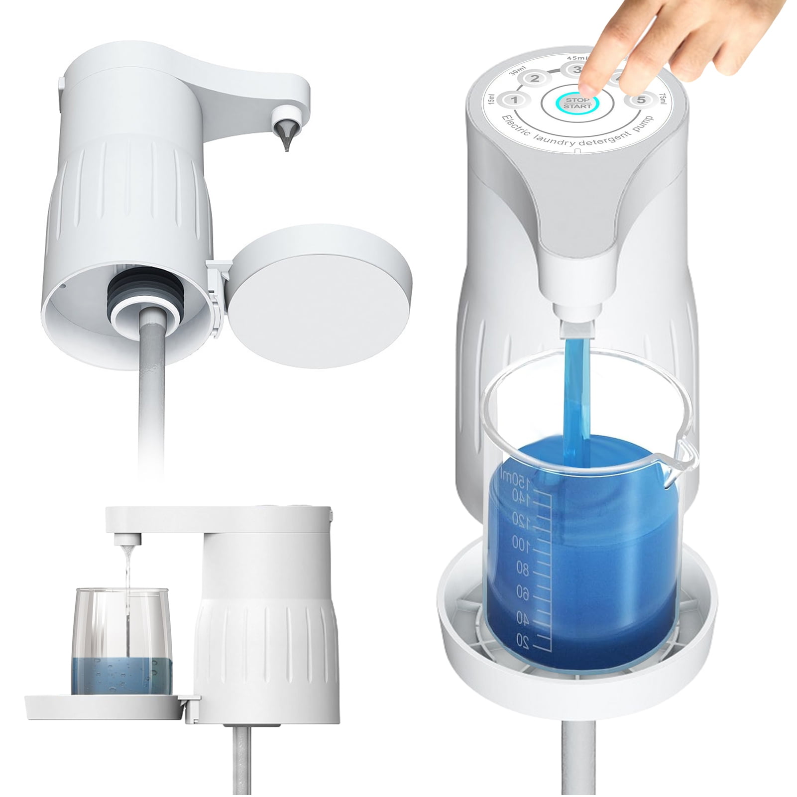 HZLXW Laundry Detergent Dispenser with Measuring Cup Laundry Room ...