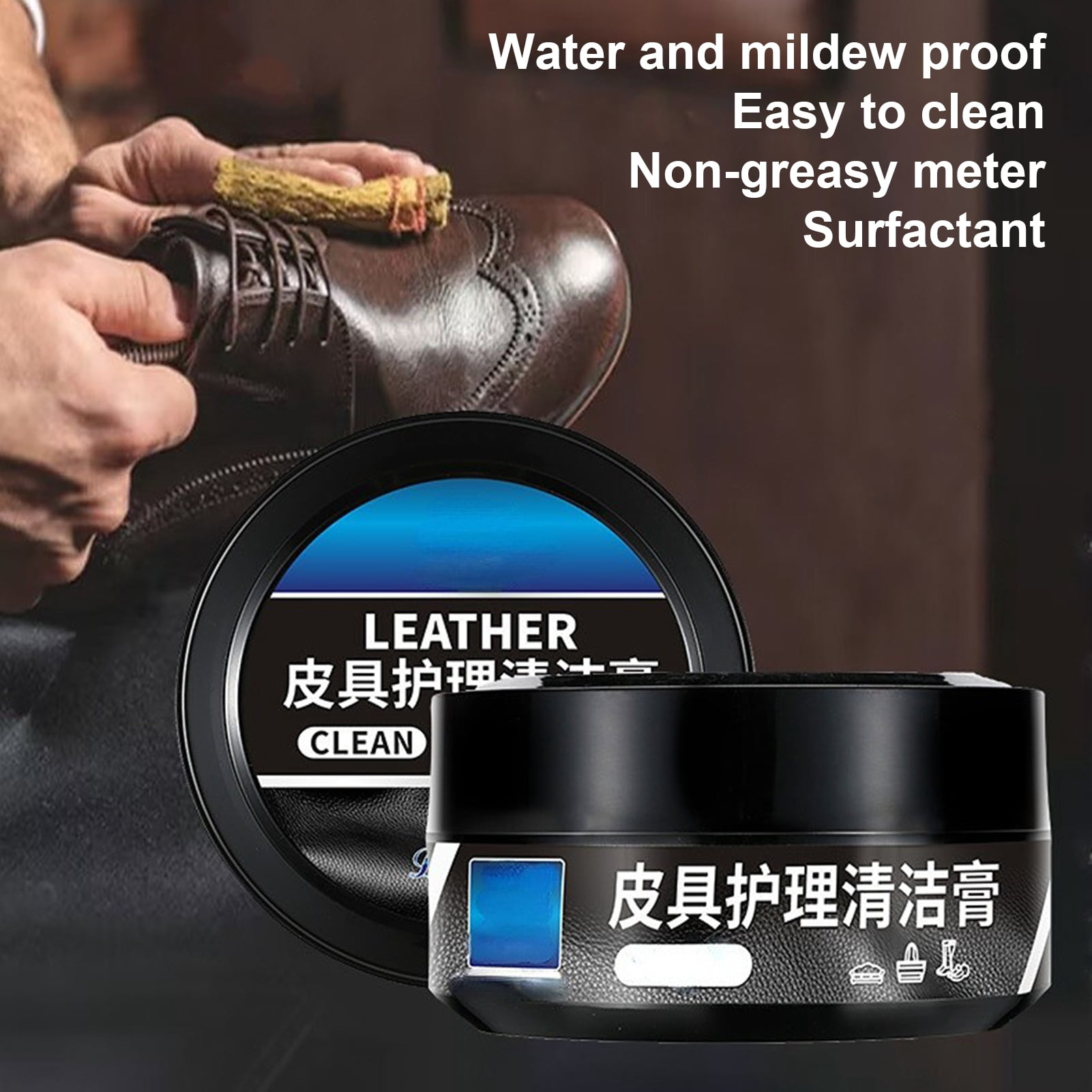 HZLXW Leather Care Cream Paste Car Interior Furniture Leather Repair ...