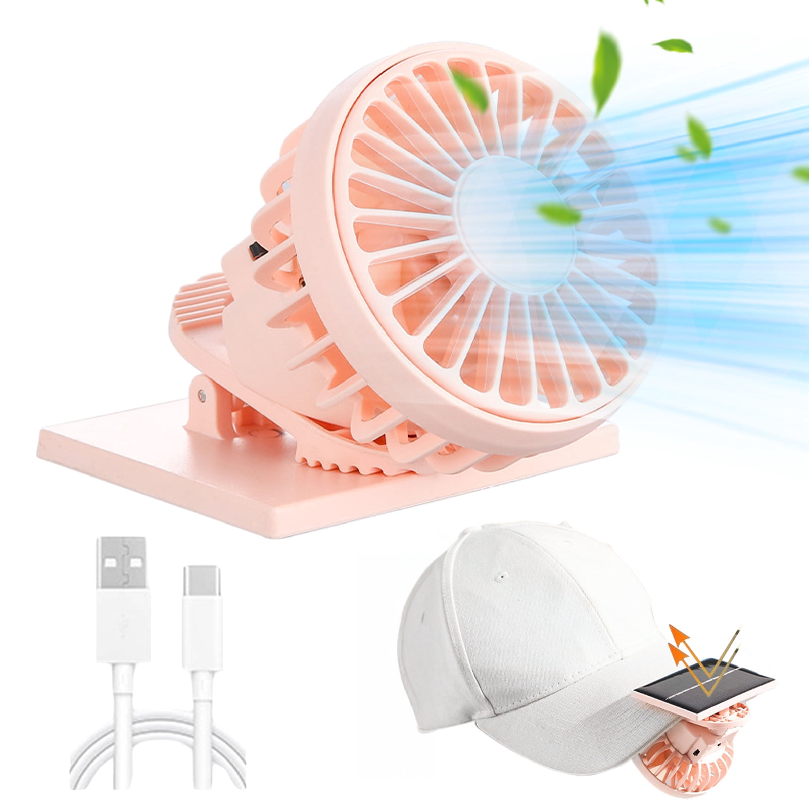HZLXW Mini Cooling Fan Adjustable Angle Strong Airflow Low Noise ...