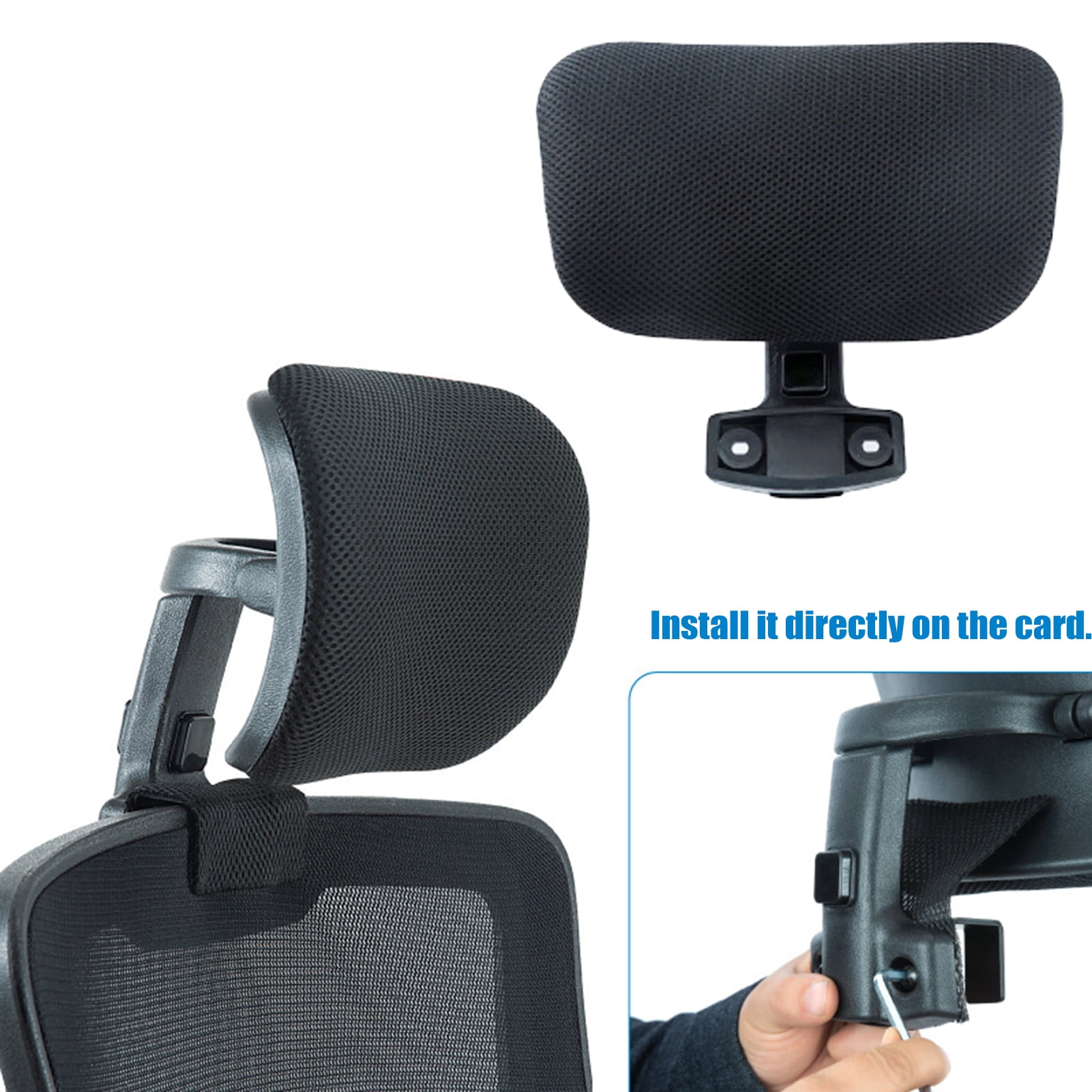 HZLXW Office Chair Headrest Attachment Head Support Cushion Adjustable ...