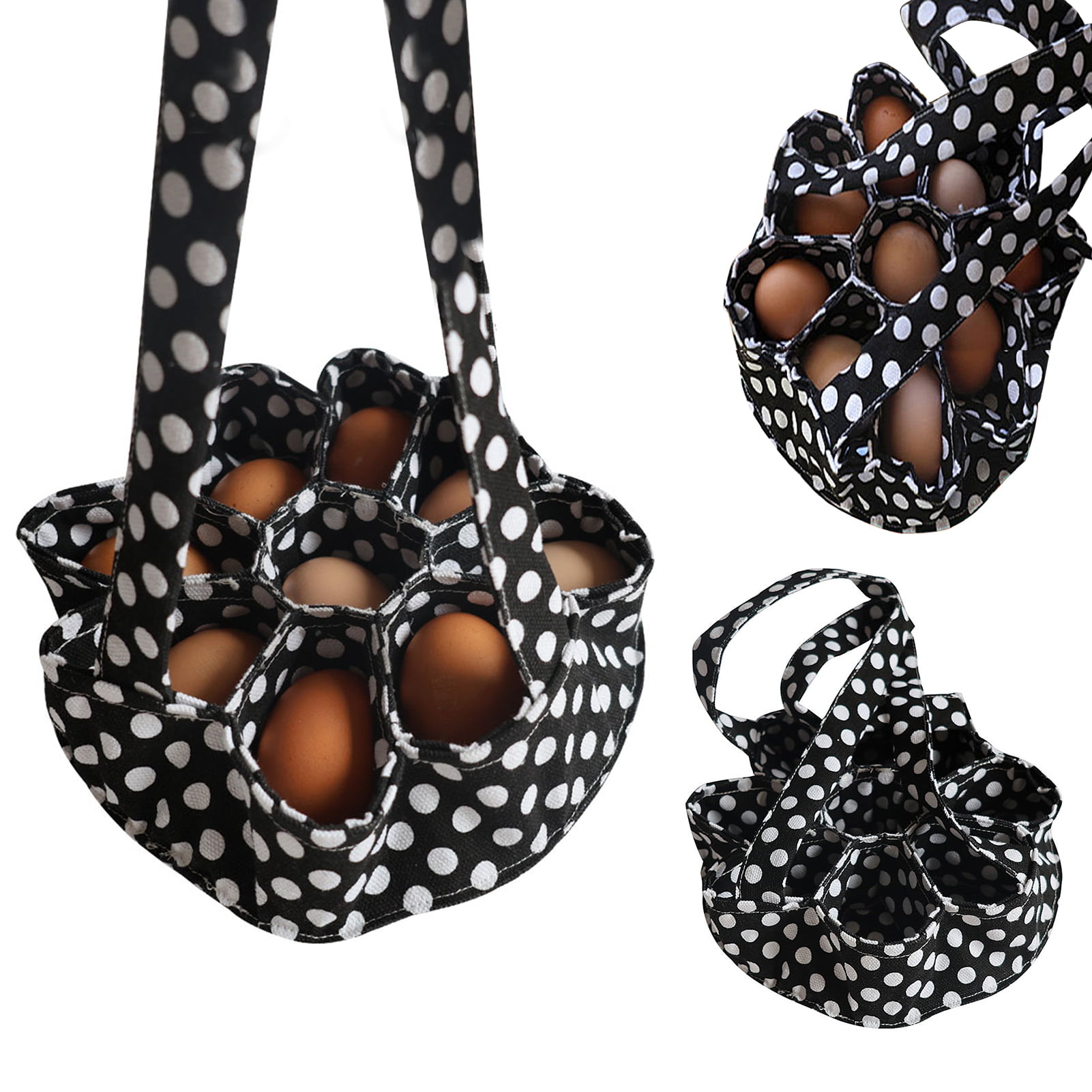 HZLXW Painted Eggs Collecting Basket with Handle Large Capacity ...