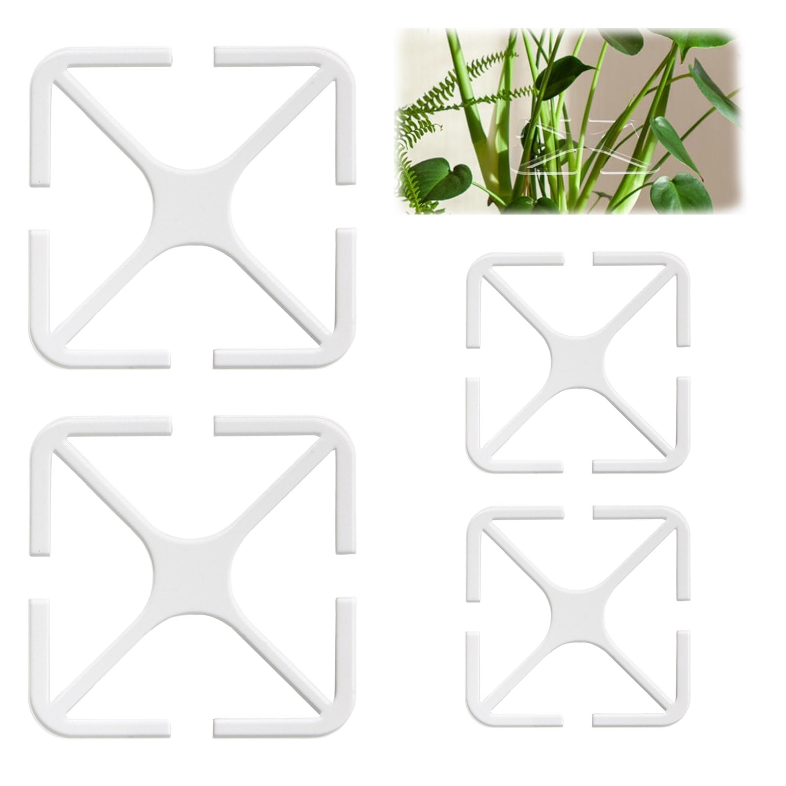 HZLXW Plant Stem Support Acrylic Pothos Climbers Flower Stem Holder ...
