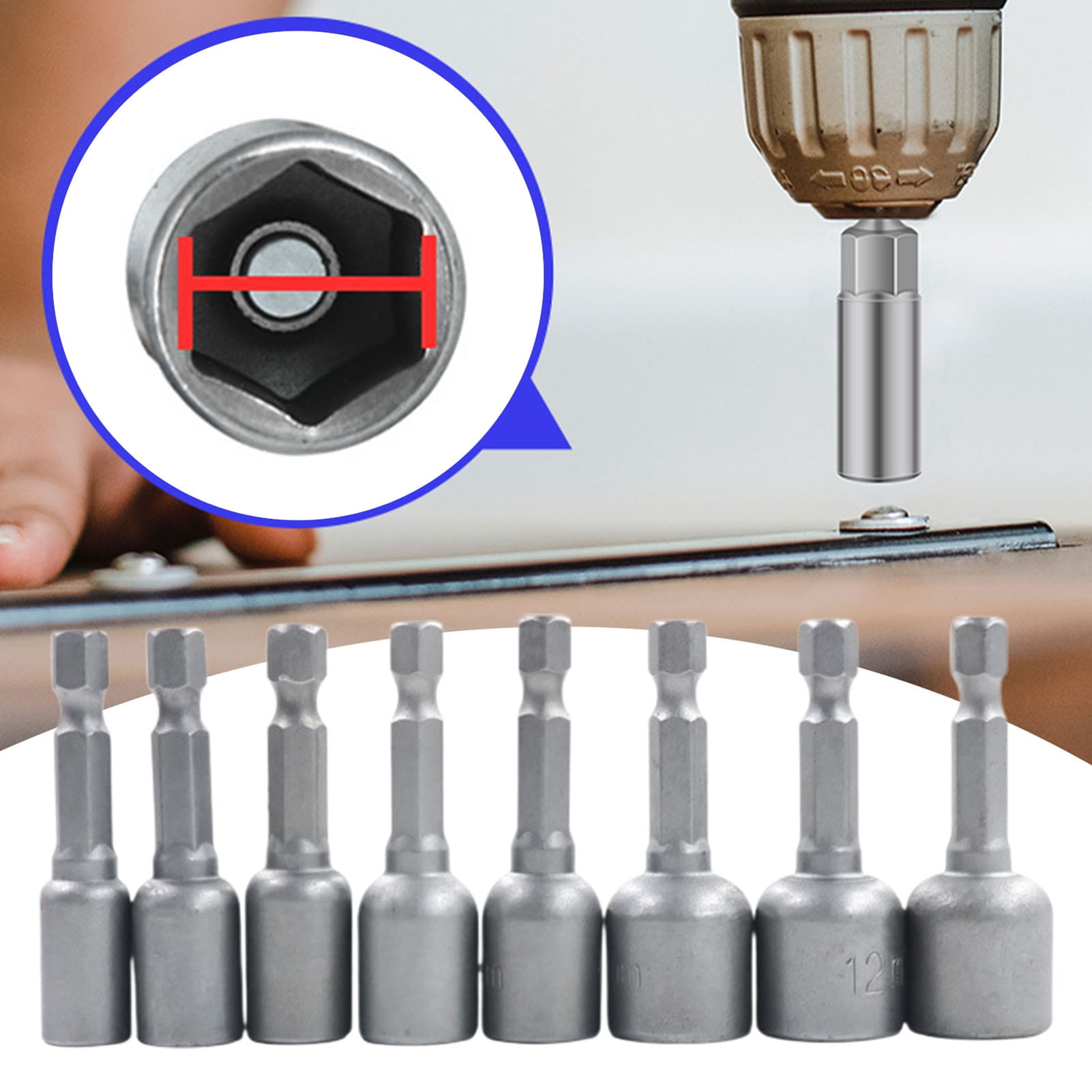 HZLXW Power Wing Nut Driver Set Rustproof Corrosion Resistant Sturdy ...