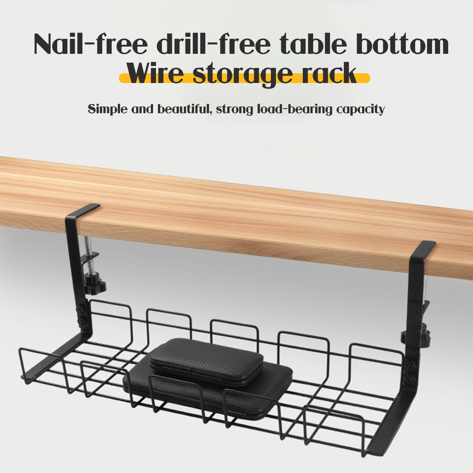 HZLXW Storage Rack Rustproof Strong Load-bearing Simple Installation ...