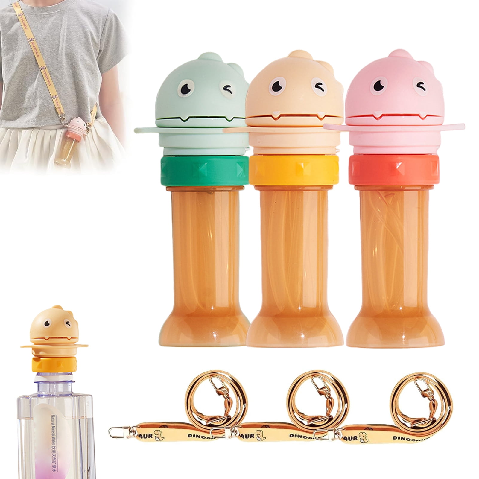 HZLXW Straw Lid for Water Bottles Reusable Straw Cap Child-friendly ...