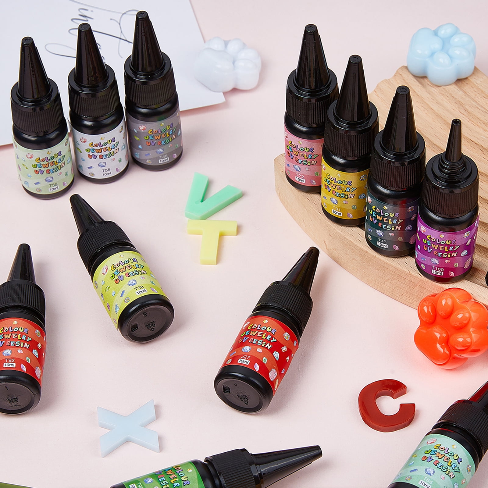 HZLXW UV Resin Colored Solar Cure Sunlight Activated Resin Ultraviolet ...