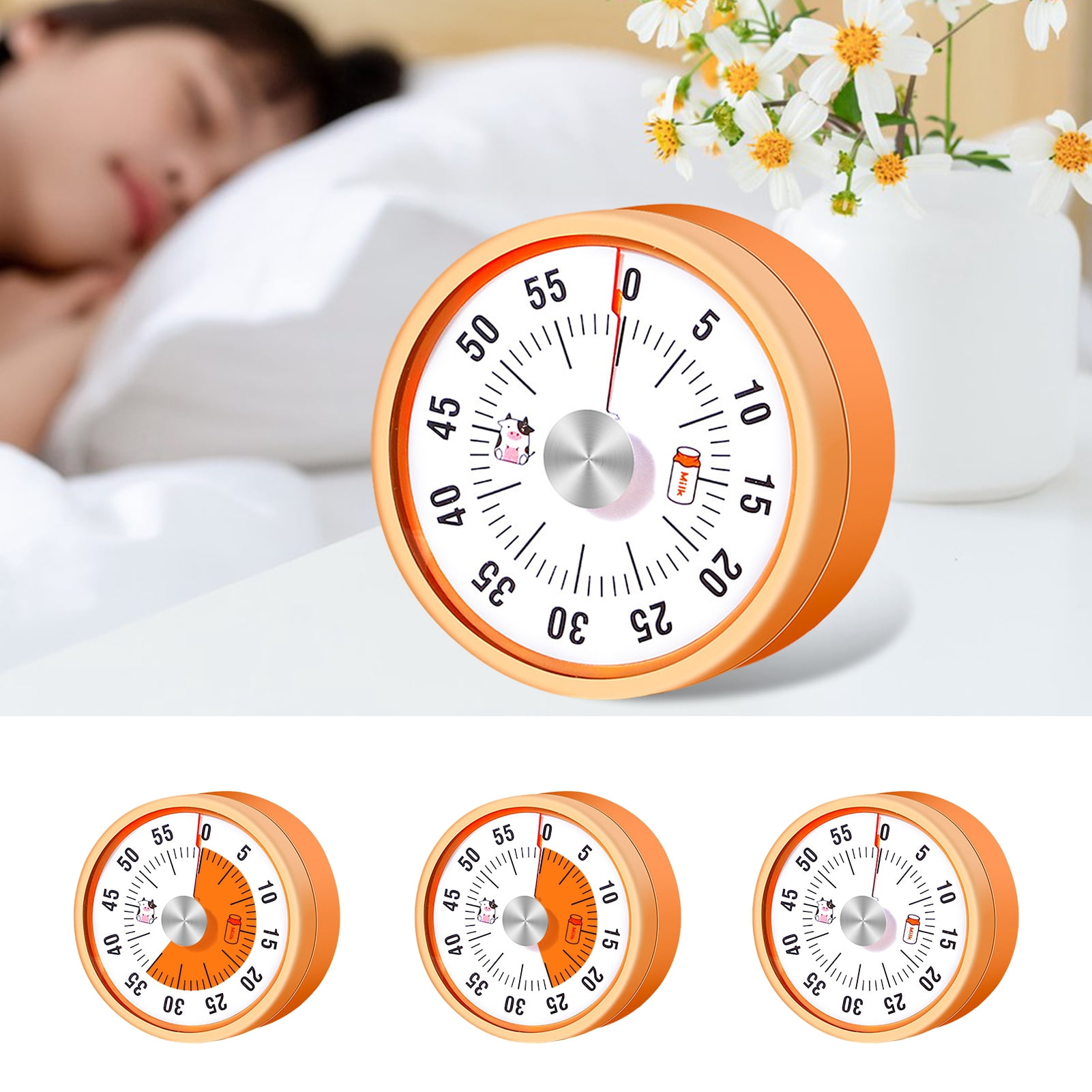 HZLXW Visual Countdown Timer for Classroom Silent Magnetic Kitchen ...