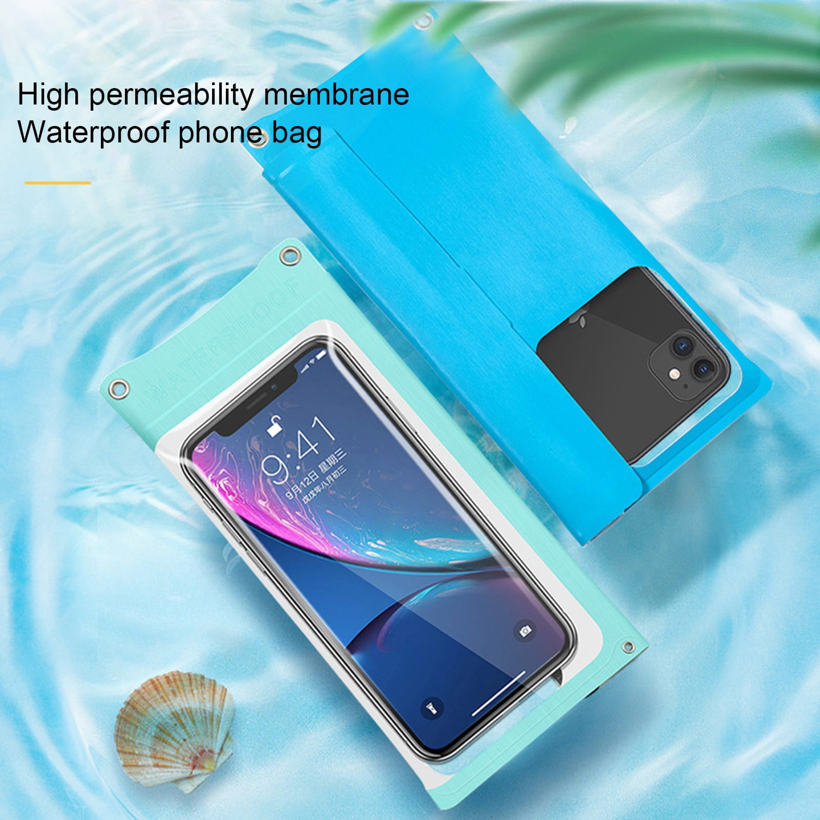 HZLXW Waterproof Phone Bag with Lanyard TPU Material Transparent Touch ...