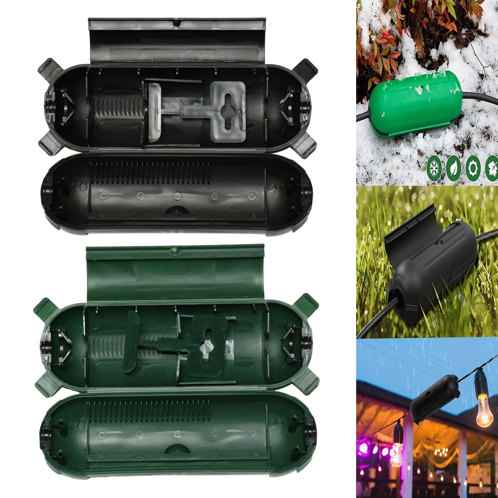 HZLXW Waterproof Terminal Box Outdoor Extension Cord Cover Durable ...