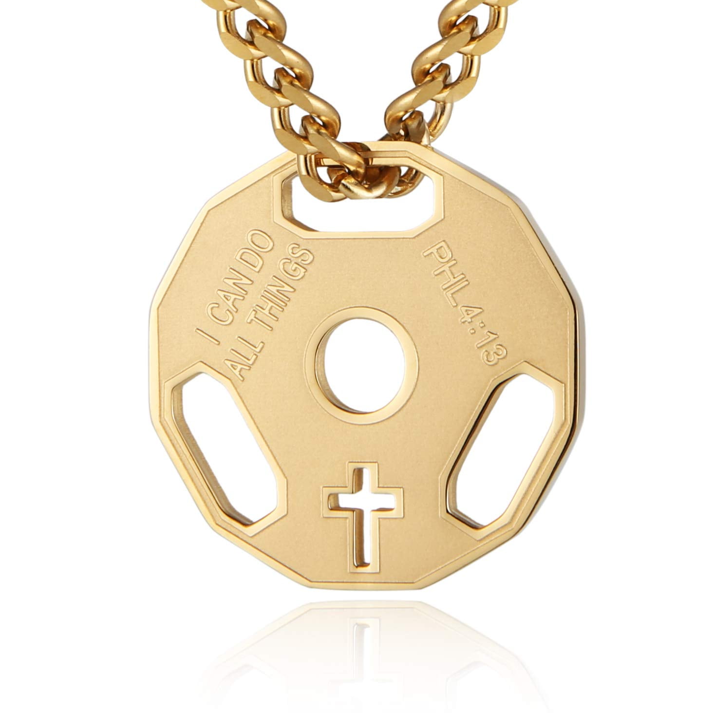 HZMAN Mens Fashion Stainless Steel Fitness Gym Dumbbell Weight Plate ...