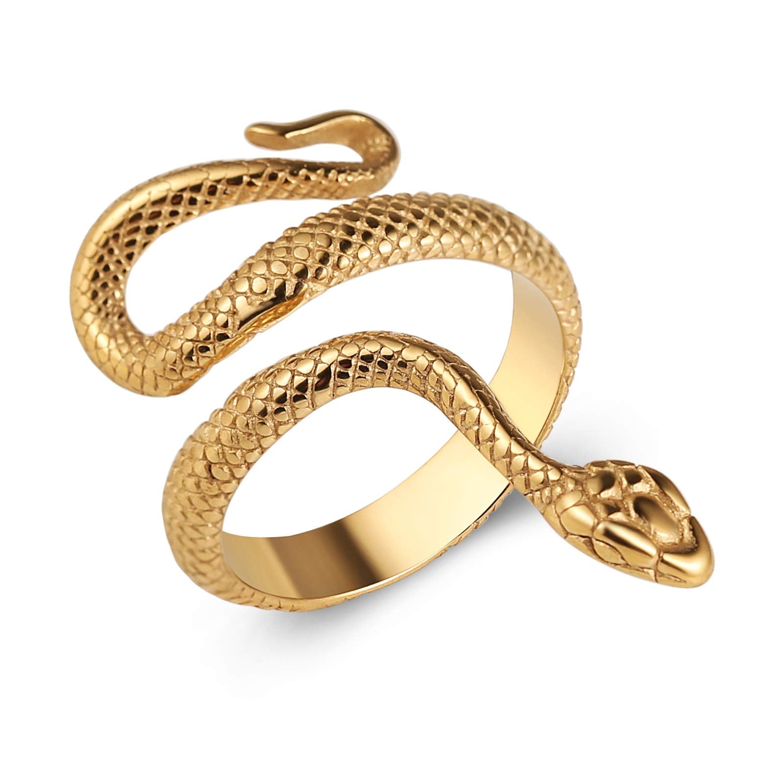 HZMAN Snake Ring Men Women Gothic Jewelry Retro Animal Fashion ...