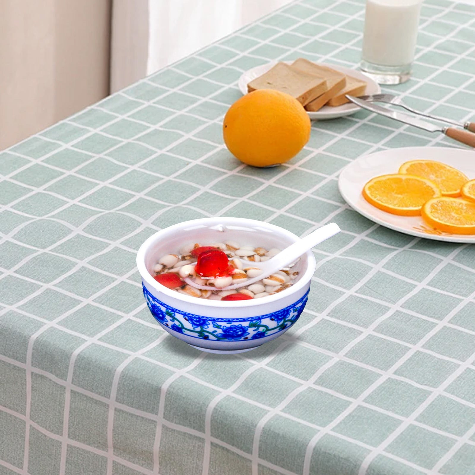 HZRSLY Chinese Style Food Model, Authentic Porridge Bowl Craft ...