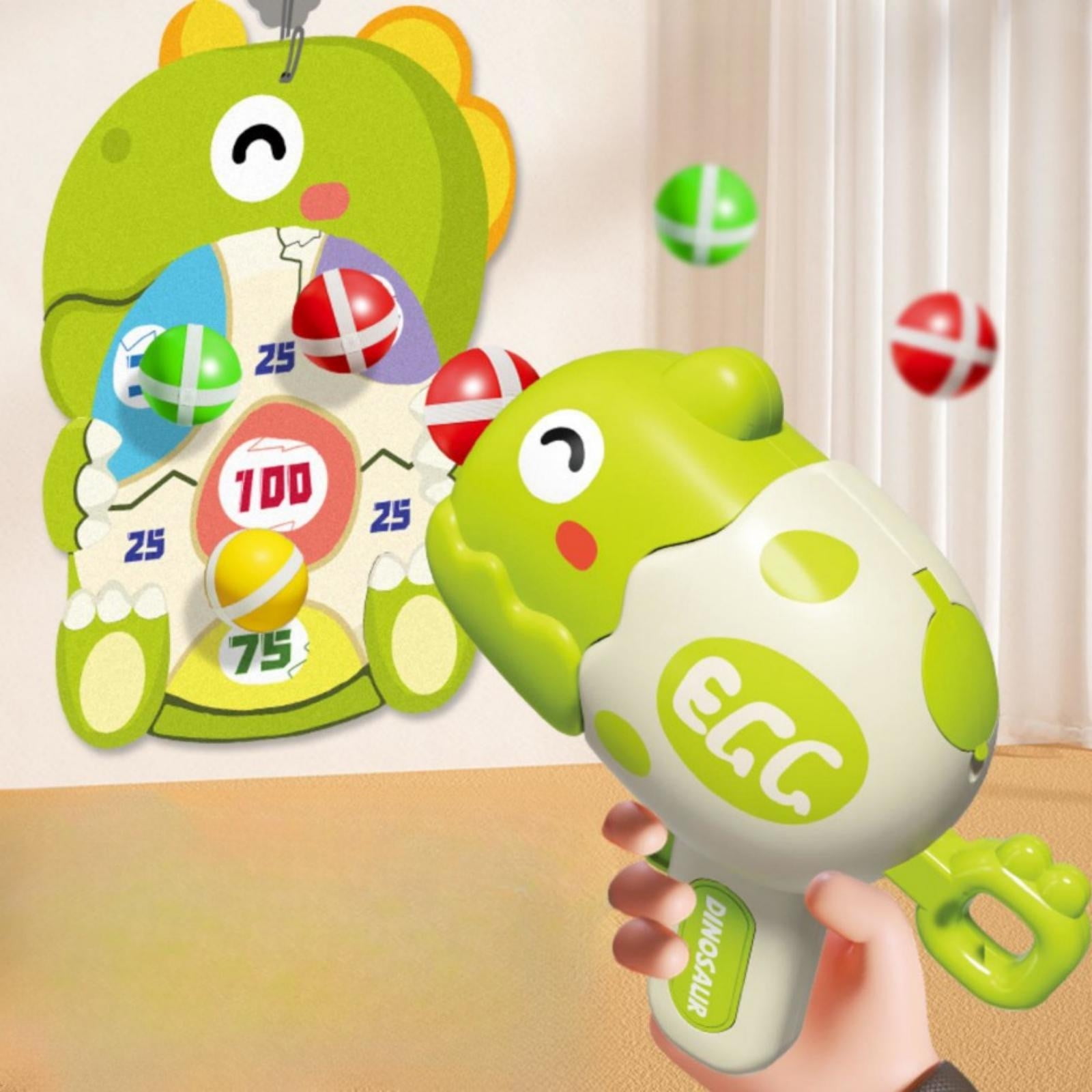 HZRSLY Dinosaur Ball Shooting Game, Interactive Dinosaur-Shaped ...