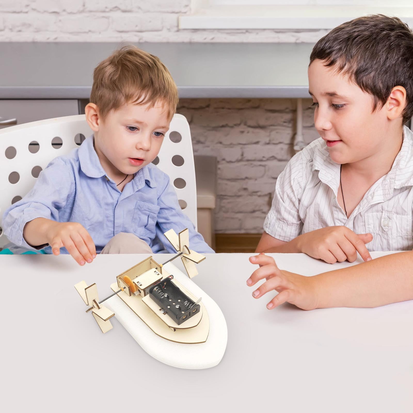 HZRSLY STEM Paddle Steamer DIY Kit - Educational Science Experiment Kit ...