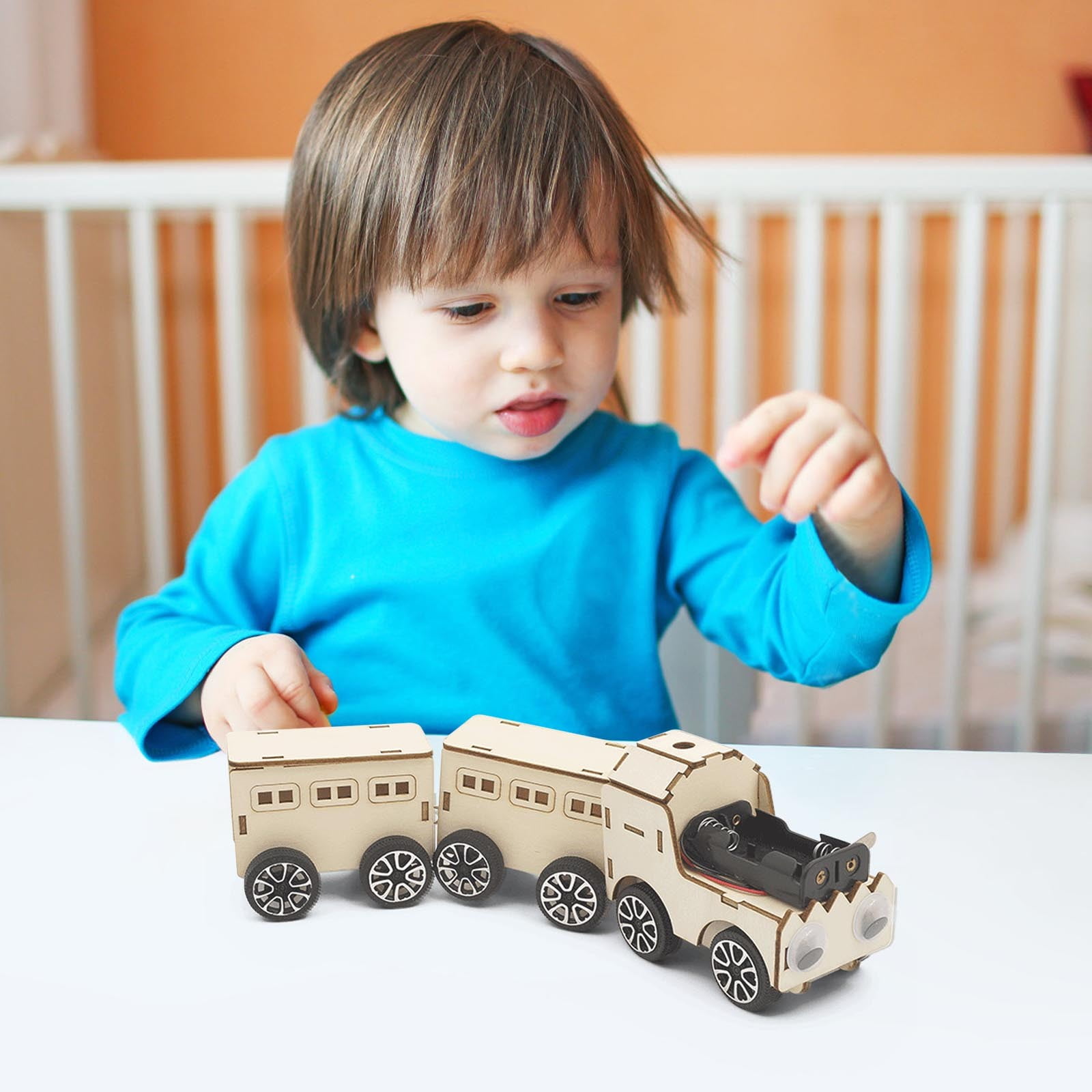 HZRSLY STEM Small Train DIY Kit - Educational Science Experiment Kit ...