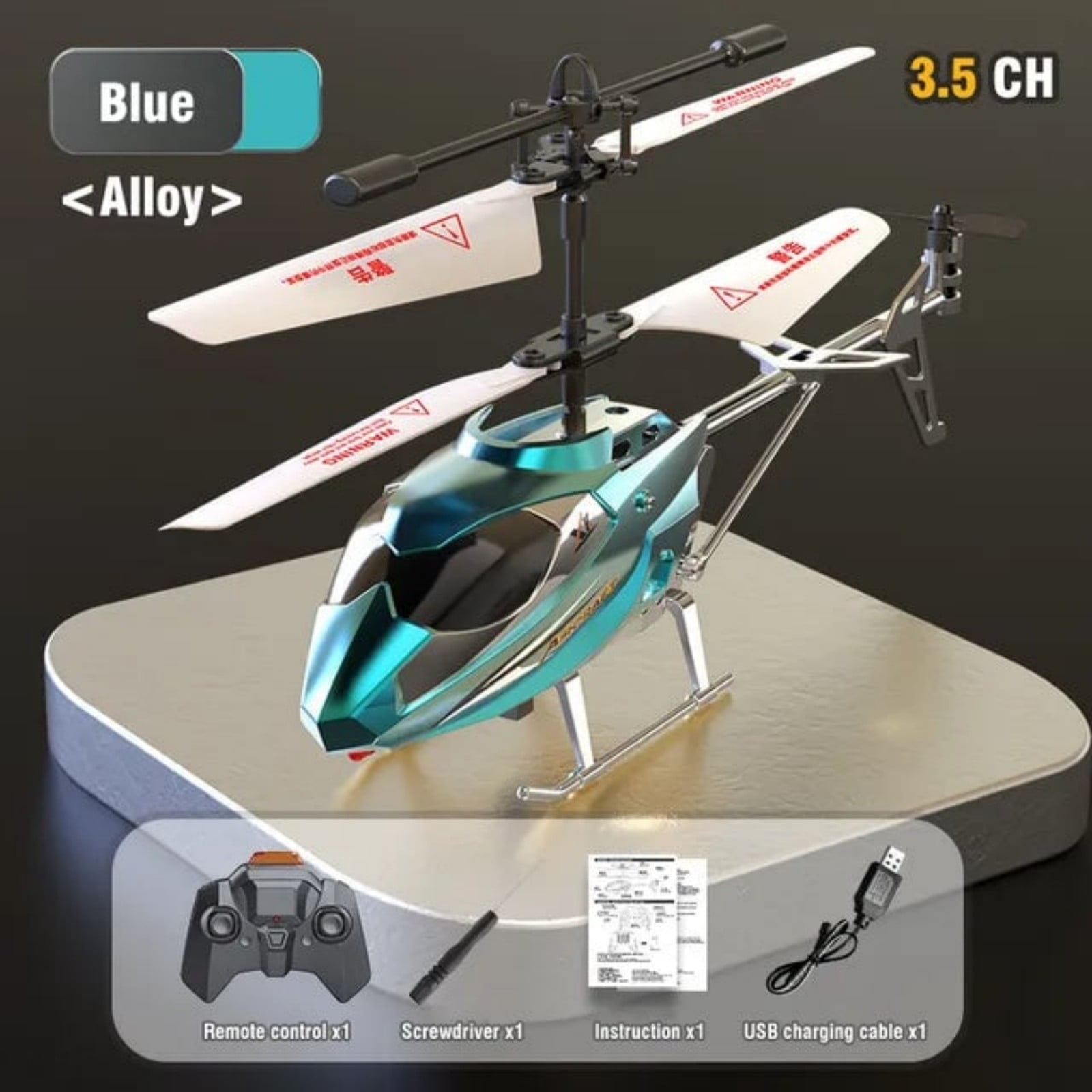 HZRSLY SkyPilot Mini Helicopter Drone, RC Aircraft with Crash Induction ...