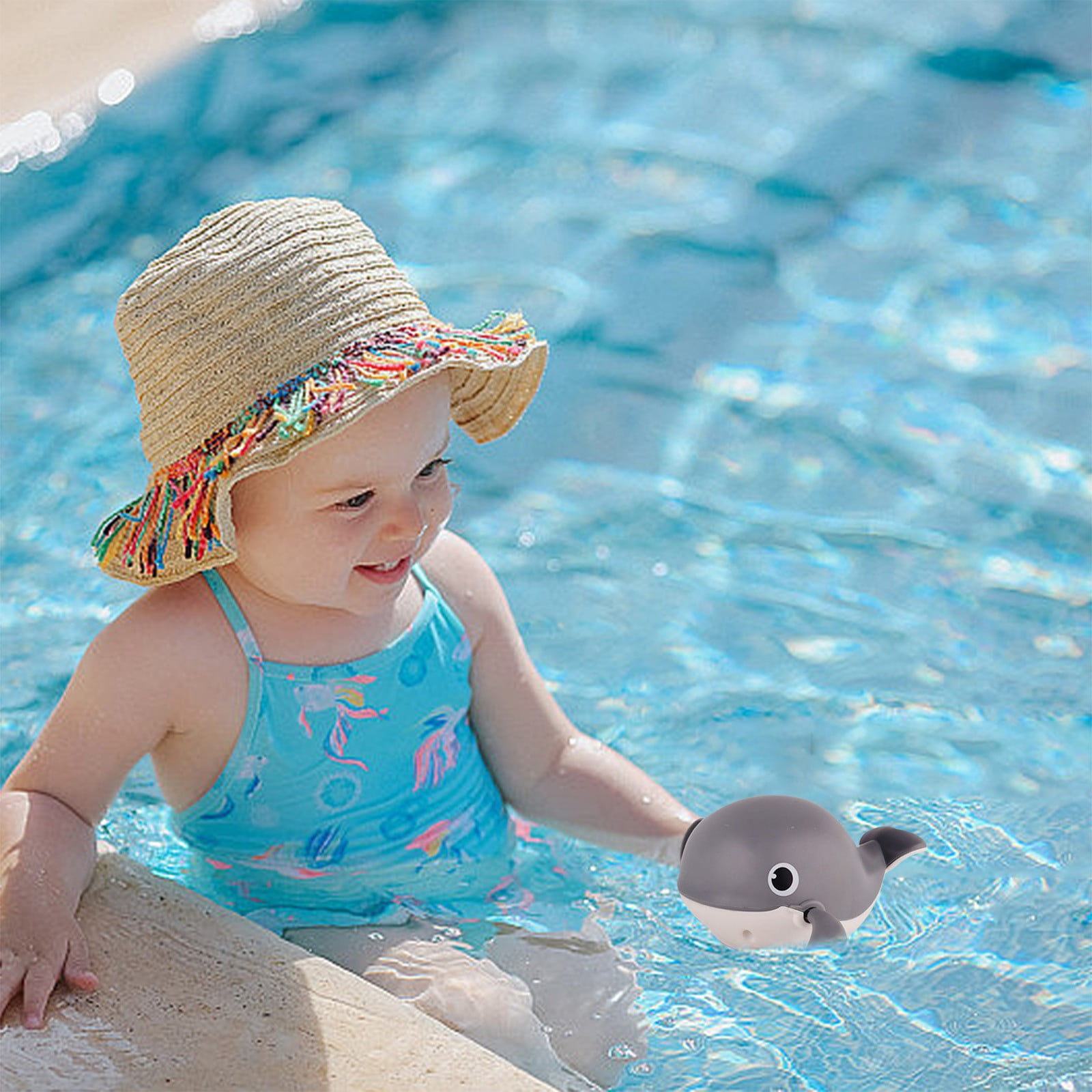 HZRSLY Wind-Up Bath Boat Toy for Babies, Eco-Friendly Clockwork Water ...