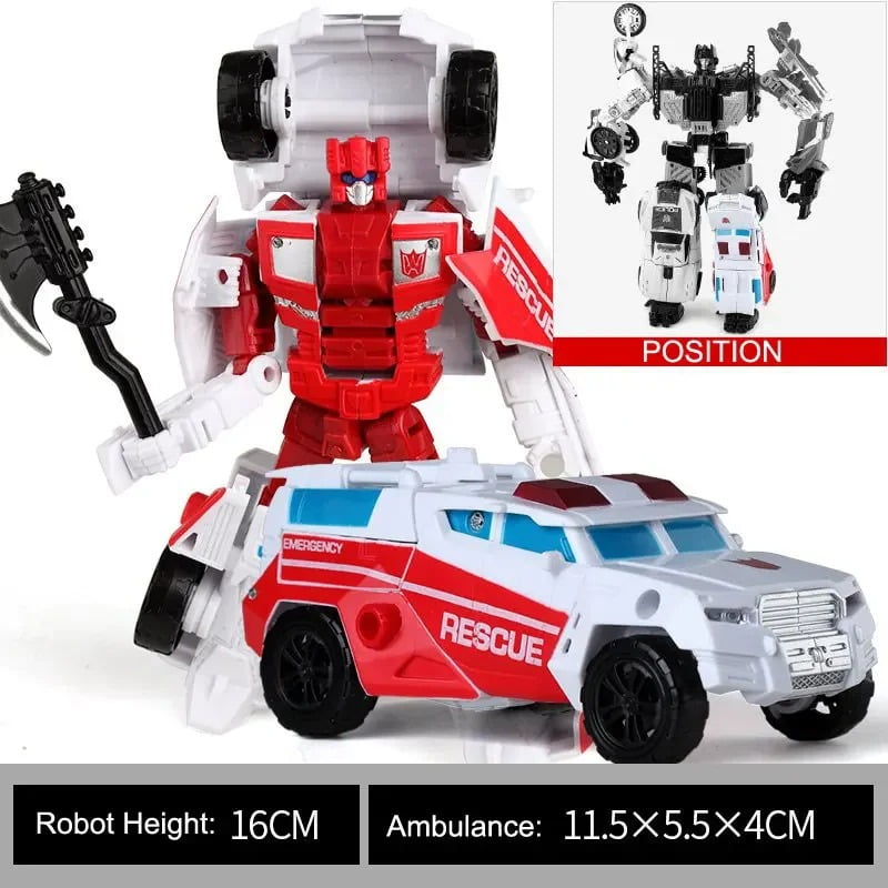 HZX 5 in 1 Motorcycle Defensor Helicopter Transformation Robot Car ...