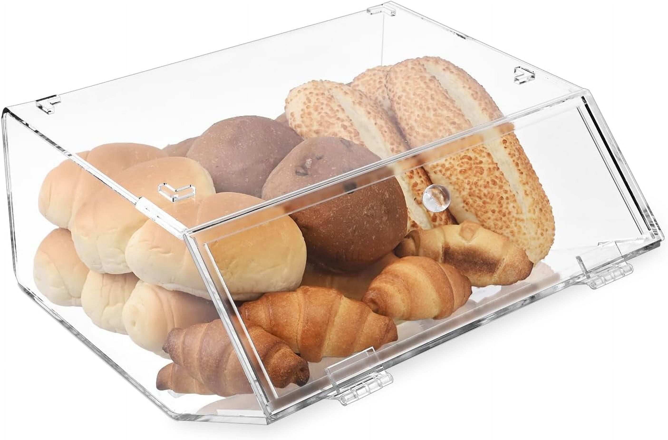 HZY Acrylic Stackable Bakery Case Kitchen Pastry Container Display ...