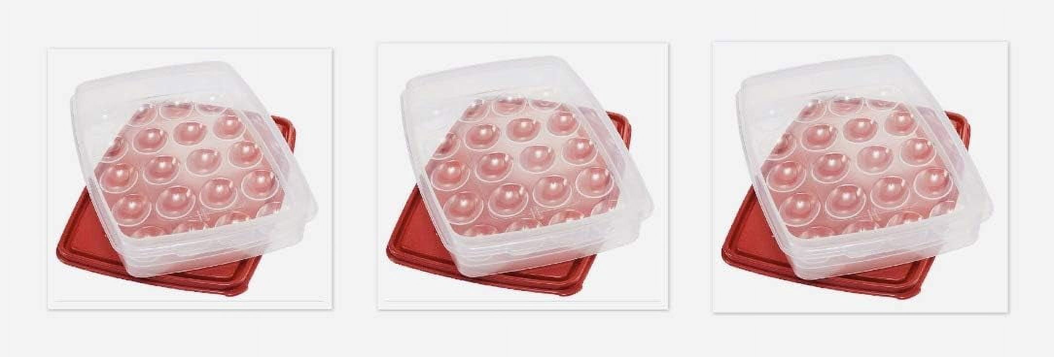 HZY Egg Keepers Hold 20 Jumbo Eggs in Each Keeper/Tray RED (Set of 3 ...