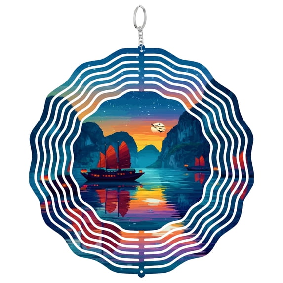 Ha Long Bay Vietnam Islands 3D Wind Spinner Stainless Steel Kinetic ...