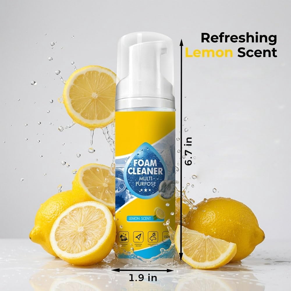 HaCpiu 4-in-1 Multi-Enzyme Foam Cleaner, Multi Purpose Car Interior ...