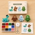 HaCpiu Tiny 3D Beaded Animal DIY Kit, 4Pcs Creative Arts & Crafts Gift ...