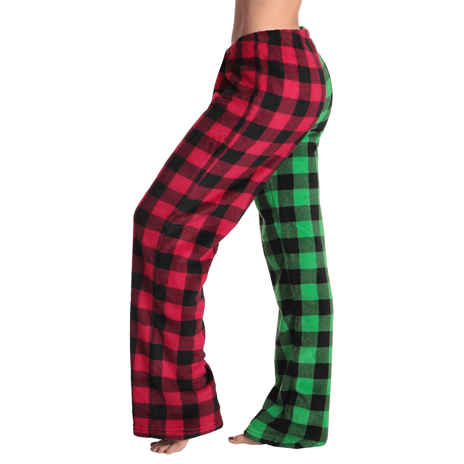 HaHaHappy Christmas Women Flannel Pajama Pants Fall Winter Fuzzy Plush ...