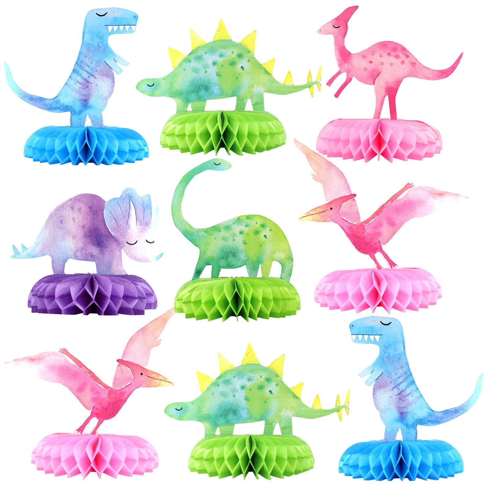 HaPiBiDesign Dinosaur Baby Shower Table Centerpieces - Dinosaur Party ...