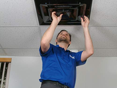 HaVACo 2'x2' Lay-In 3 Cone Supply with 10" Pre-Molded Boot, ABS Plastic ...