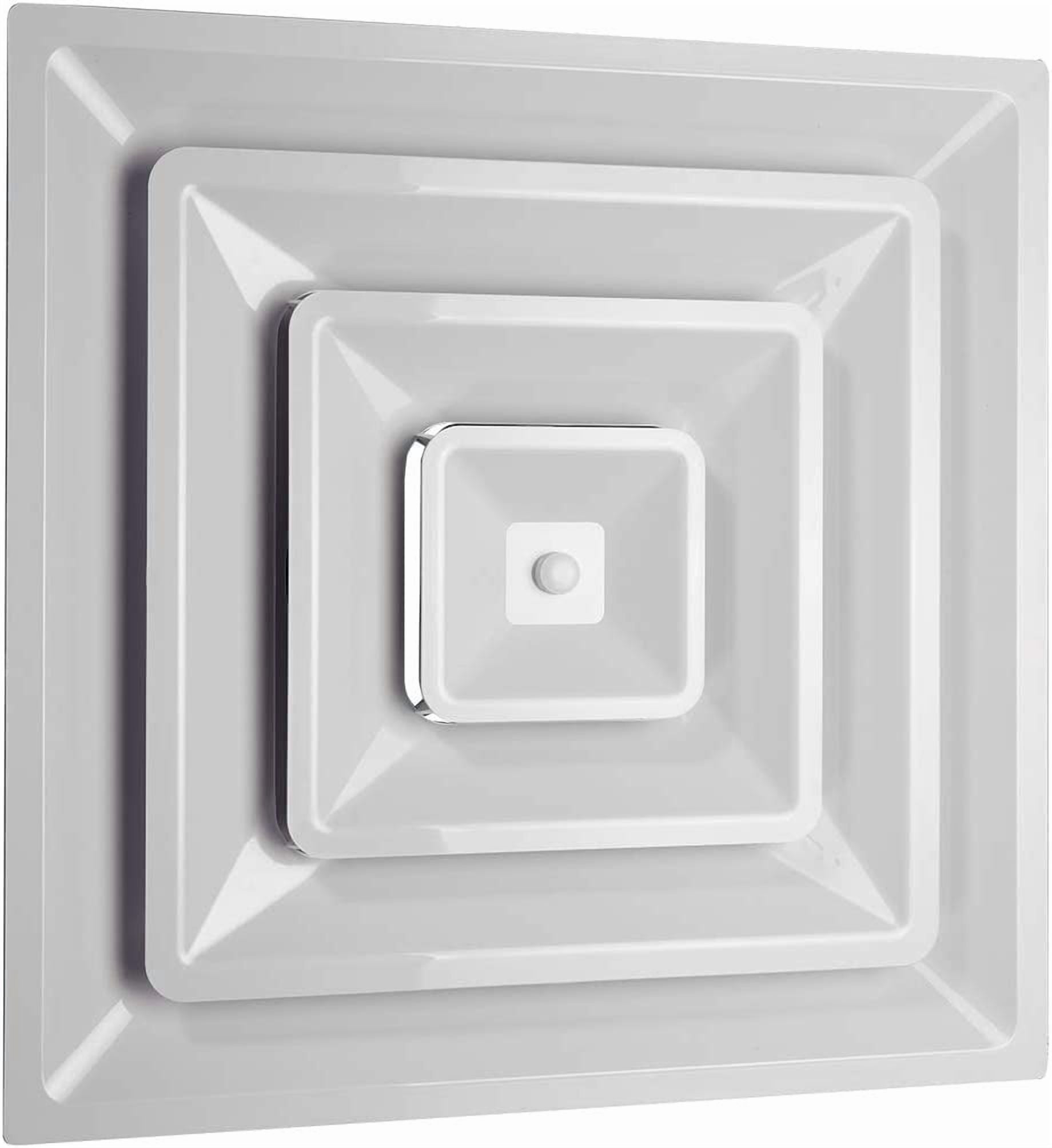 HaVACo 2'x2' Lay-In 3 Cone Supply with 6" Pre-Molded Boot, ABS Plastic ...