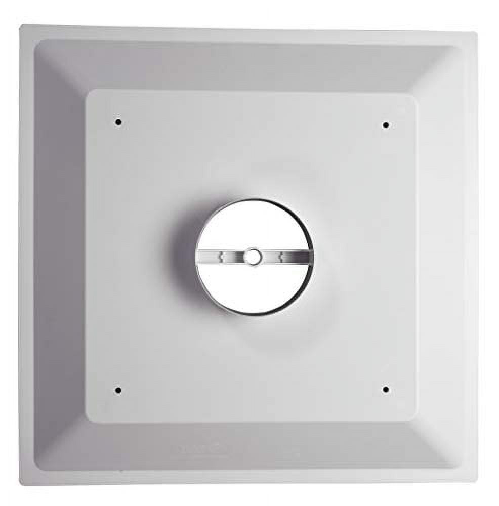 HaVACo 2'x2' Lay-In 3 Cone Supply with 6" Pre-Molded Boot, ABS Plastic Supply Grille, Ceiling ...