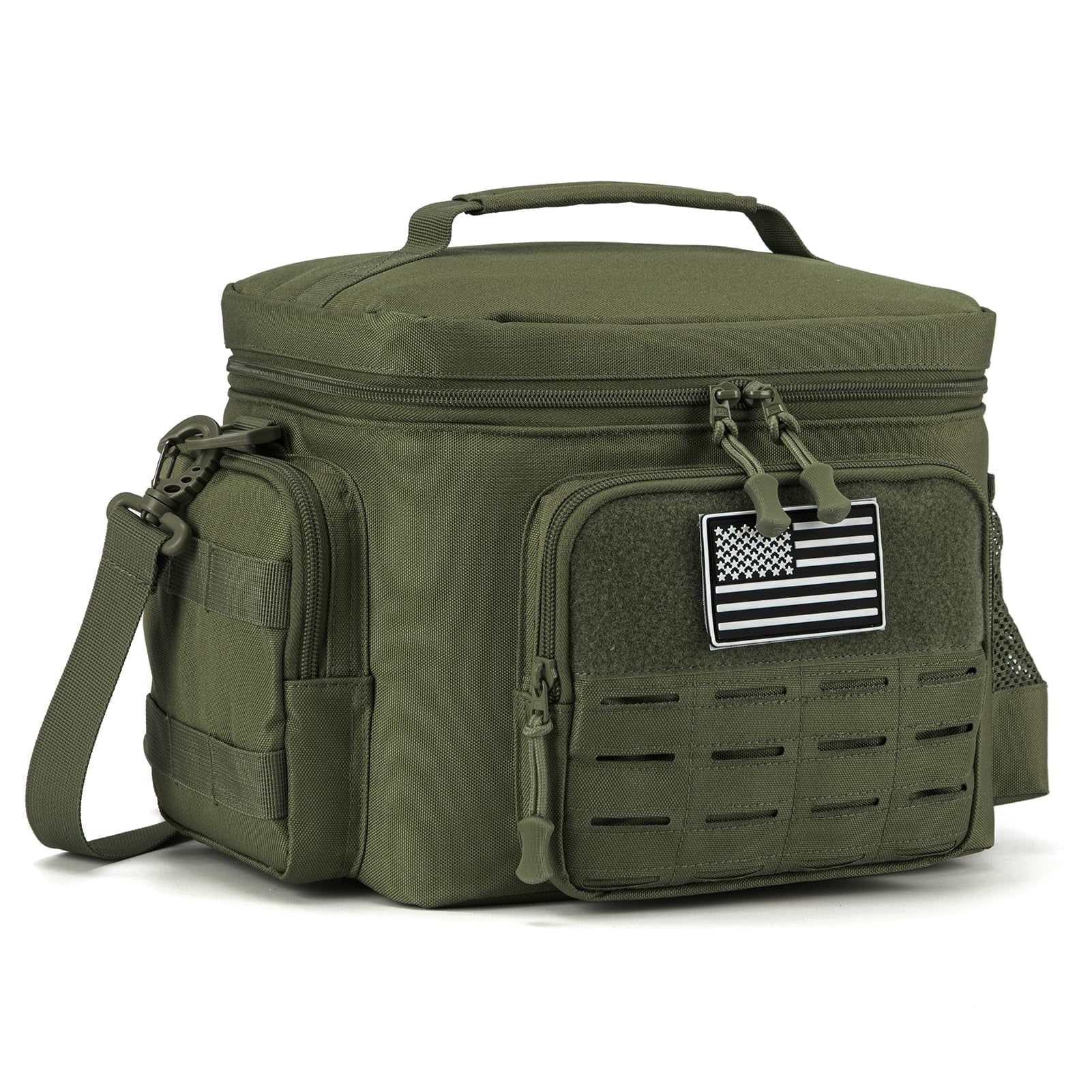 Haadid Tactical Lunch Bag for Mens Military Heavy Duty Lunch Box Work ...