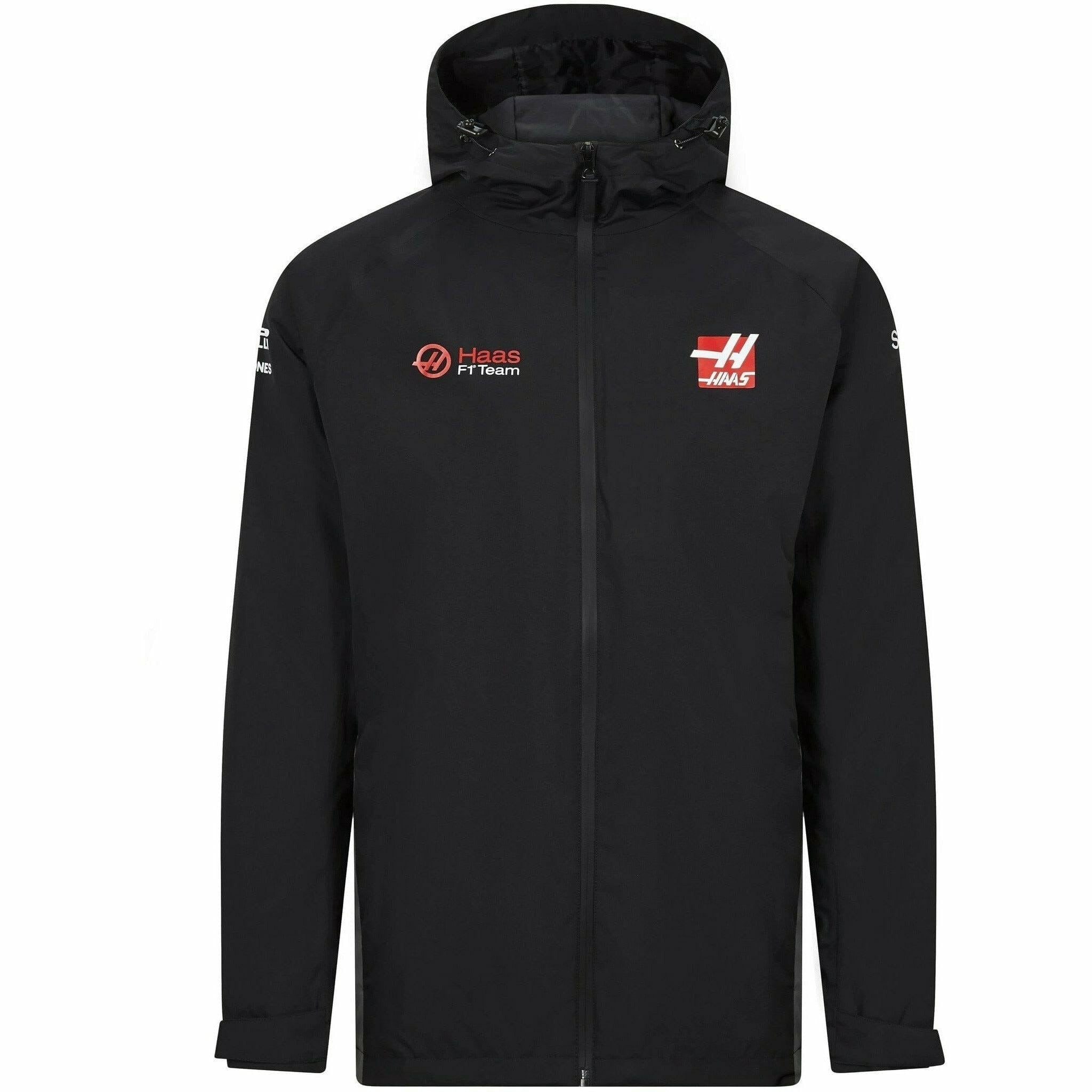 Haas Racing F1 2020 Men's Team Rainjacket Black - Walmart.com