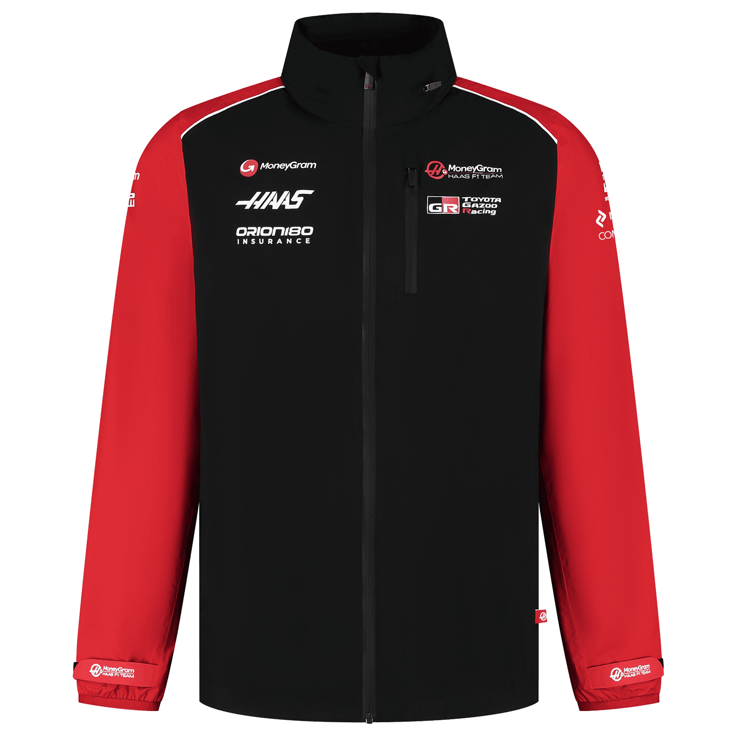 Haas Racing F1 2025 Team Rain Jacket - Black - Walmart.com