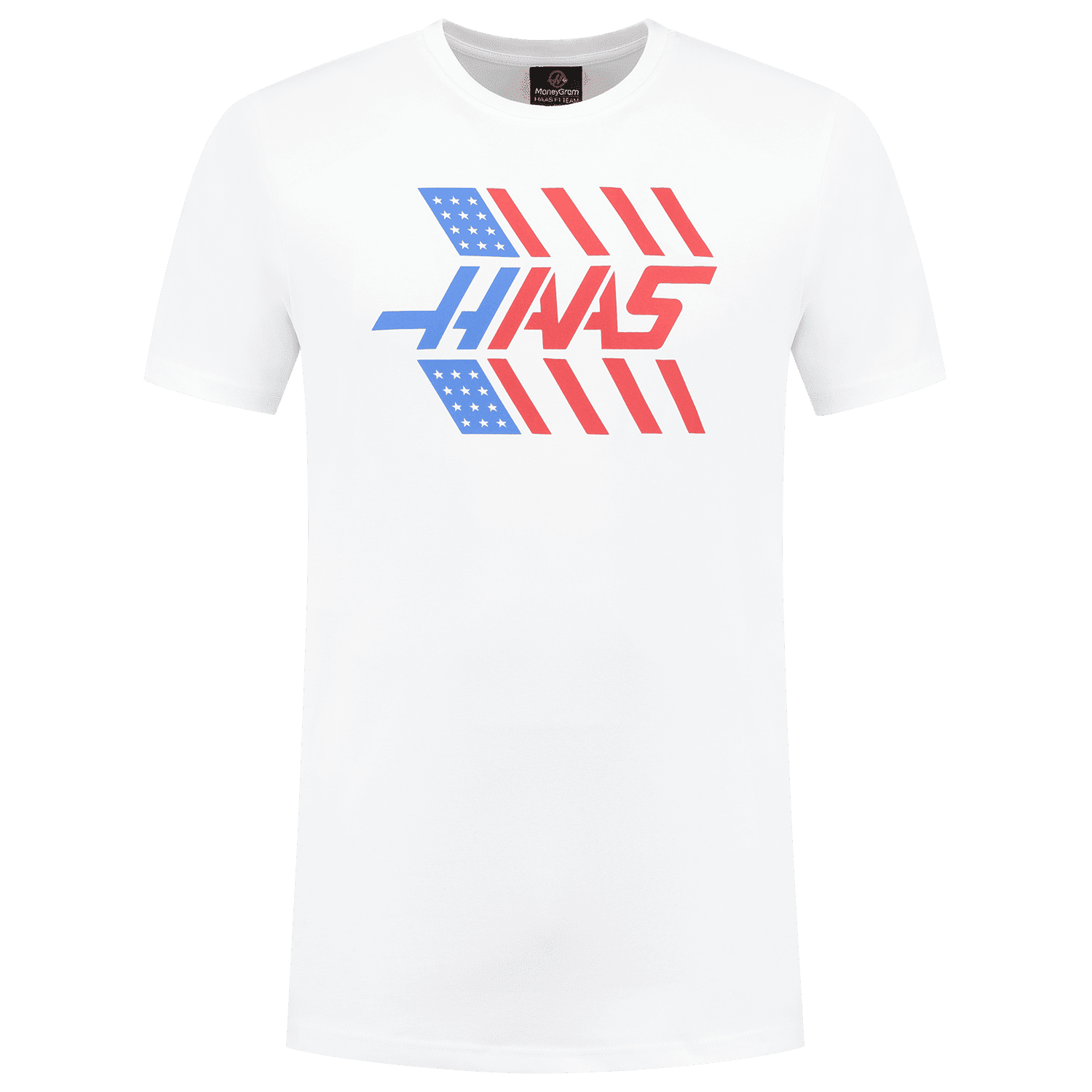 Haas Racing F1 Stars and Stripes T-Shirt - White - Walmart.com