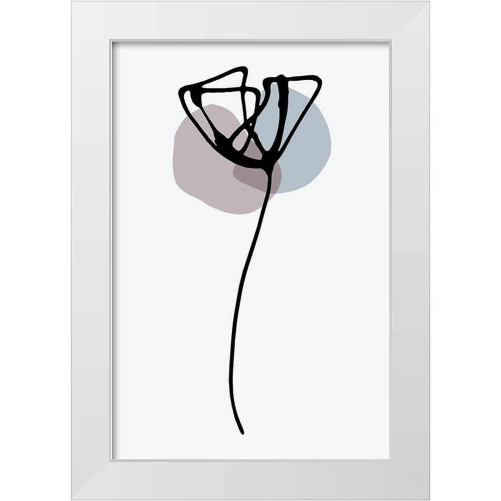 Haase, Andrea 17x24 White Modern Wood Framed Museum Art Print Titled ...