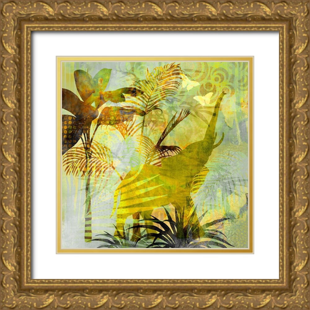 Haase, Andrea 20x20 Gold Ornate Wood Framed with Double Matting Museum ...