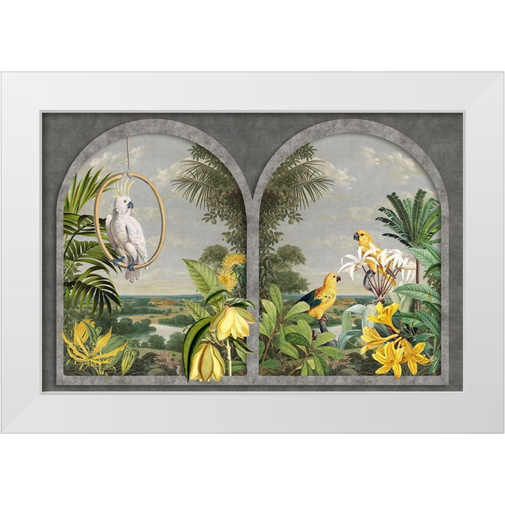 Haase, Andrea 24x17 White Modern Wood Framed Museum Art Print Titled ...