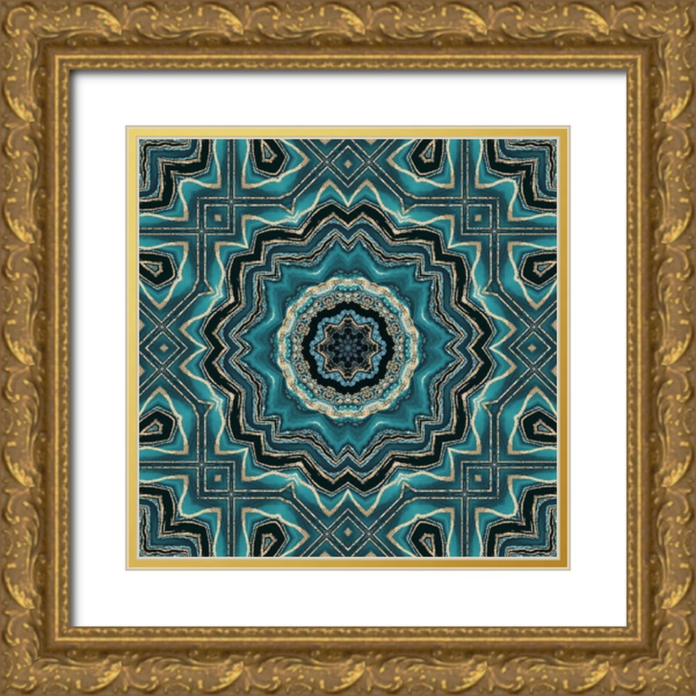 Haase, Andrea 26x26 Gold Ornate Wood Framed with Double Matting Museum ...