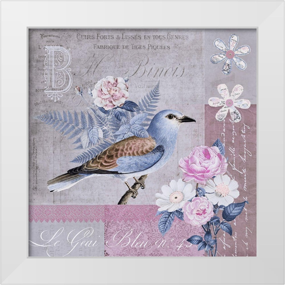 Haase, Andrea 26x26 White Modern Wood Framed Museum Art Print Titled ...